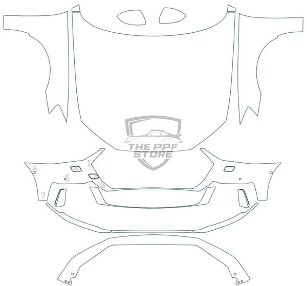 The PPF Store - 2020 Audi A8 L Sport PPF Kit