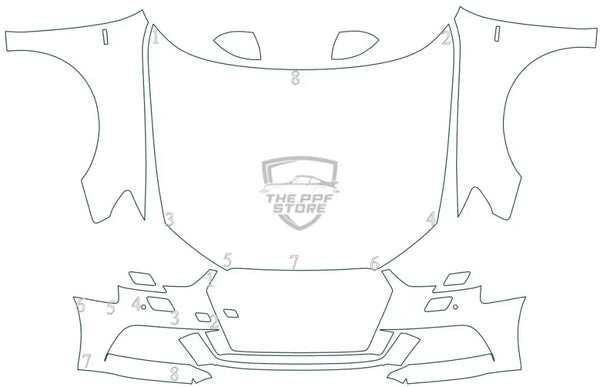 The PPF Store - 2020 Audi S3 Base PPF Kit