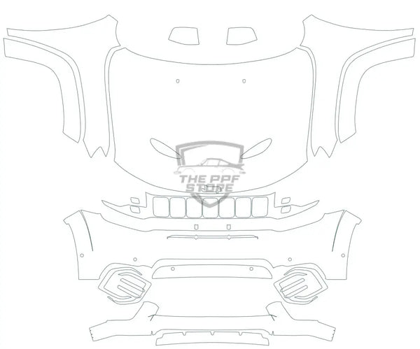 The PPF Store - 2020 Jeep Grand Cherokee Trackhawk PPF Kit