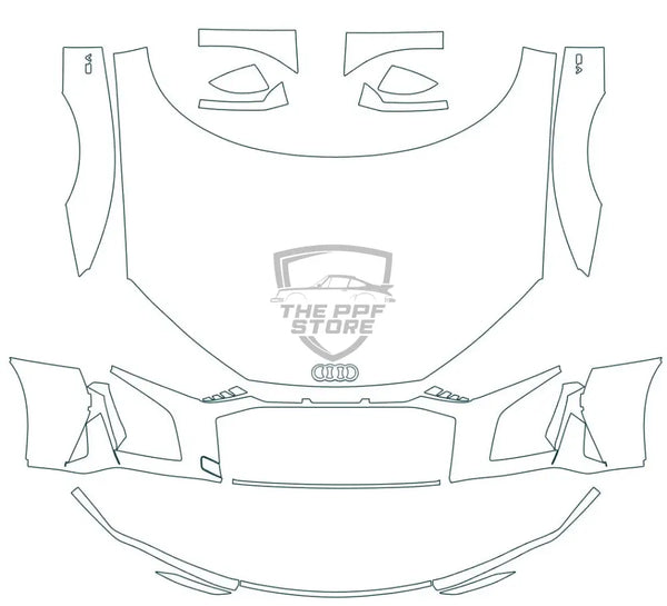 The PPF Store - 2022 Audi R8 Base PPF Kit