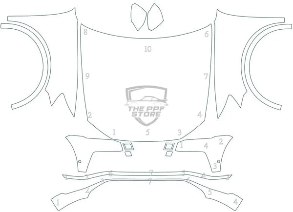 The PPF Store - 2022 Audi SQ8 Base PPF Kit