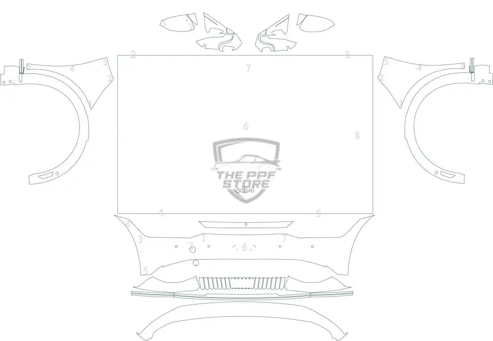 The PPF Store - 2022 Kia EV6 GT Line First Edition PPF Kit