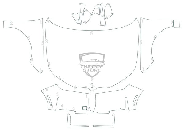 The PPF Store - 2023 BMW iX Base PPF Kit